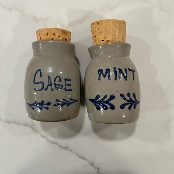 Kitchen | Set Of 2 Vintage Spice Jars | Poshmark